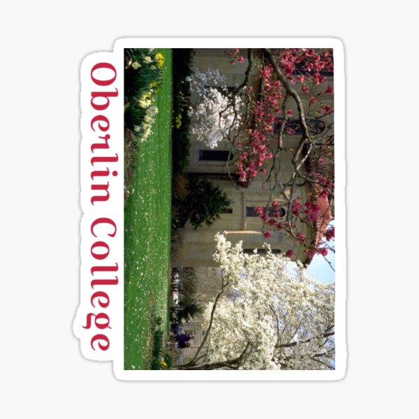 "Oberlin College" Sticker for Sale by machasgear | Redbubble