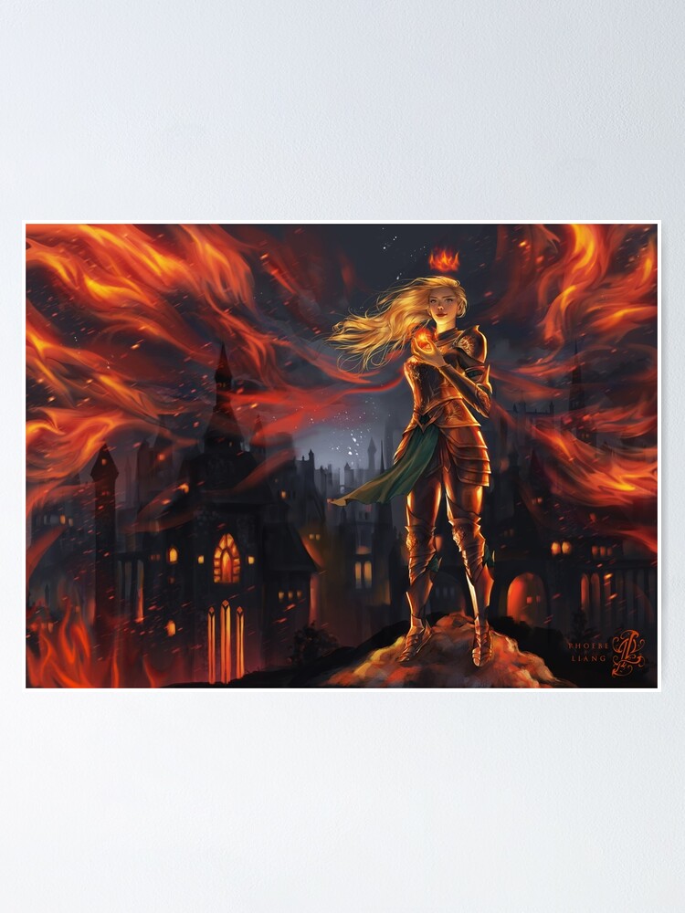 "Aelin " Poster for Sale by starscrapersig | Redbubble