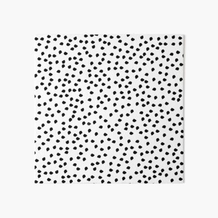 "Dalmatian Spots Pattern Black and White" Art Board Print by koovox ...