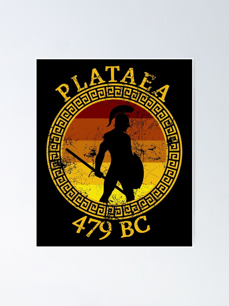 "Battle Of Plataea Greece Vs Persia 479 BC" Poster for Sale by juvajay ...