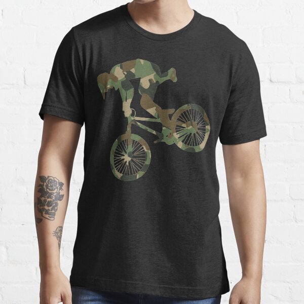 "Vintage BMX Bike Racing Camouflage Design For Men Boys" T-shirt for ...