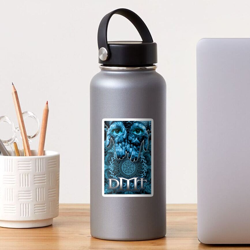 "DMT - Blue Hands" Sticker by DMTmetal | Redbubble
