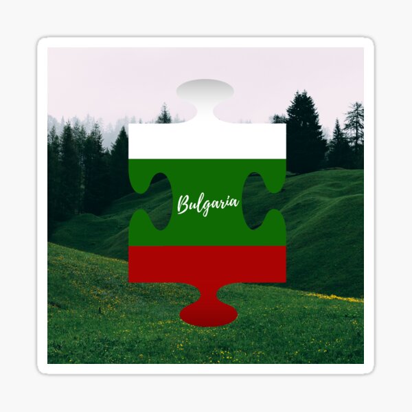 "Bulgarian flag jigsaw " Sticker for Sale by Moleva | Redbubble