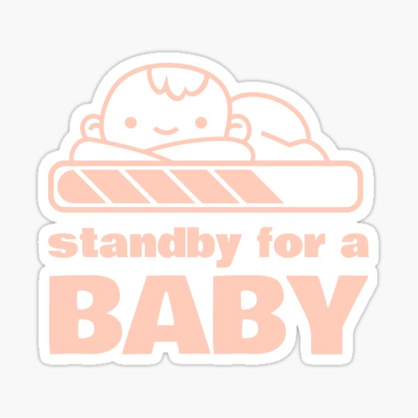 "Baby Loading" Sticker for Sale by Herink | Redbubble
