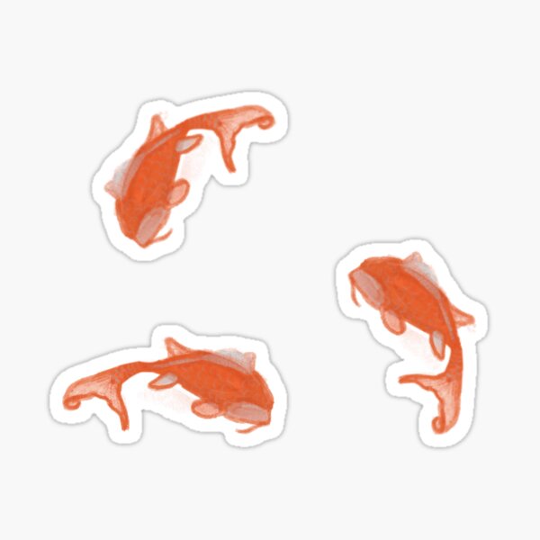 "Japanese koi fish " Sticker by mioom | Redbubble