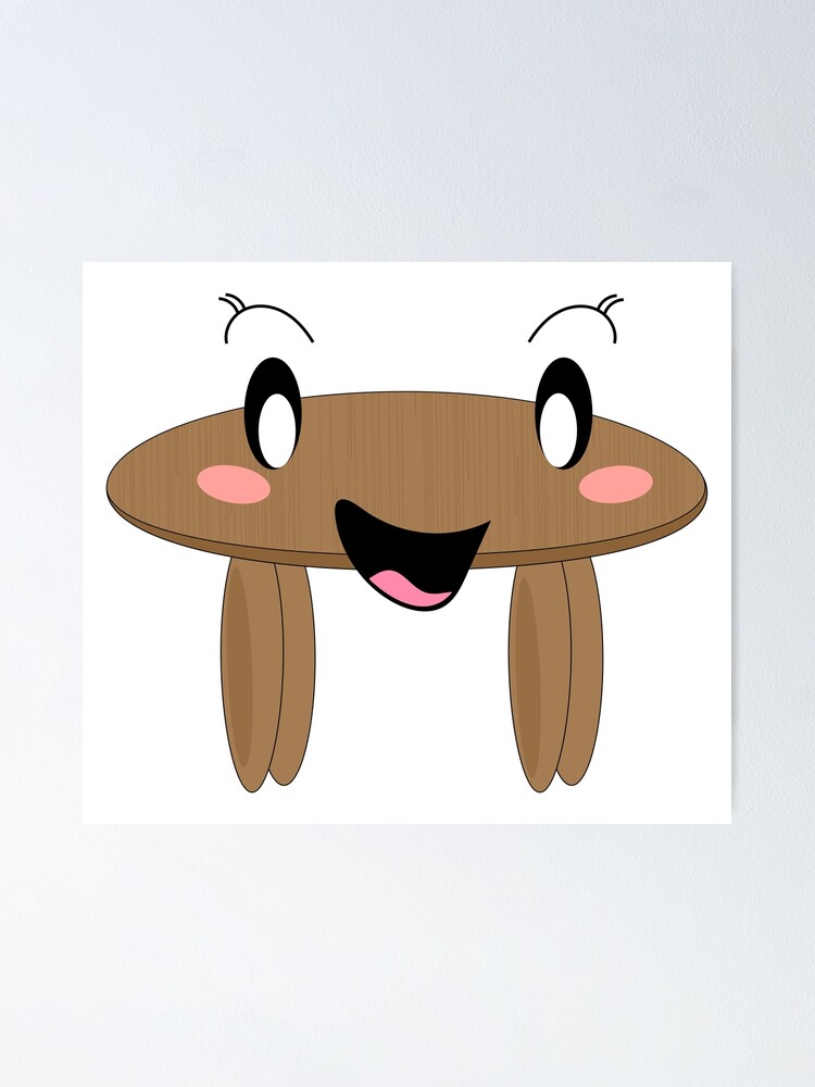 "cute kawaii table" Poster by kgrmade | Redbubble