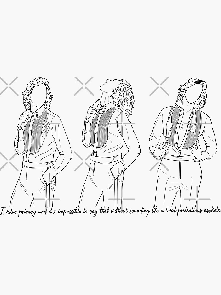 "Adam Driver VMAN" Sticker for Sale by simplyssketches | Redbubble