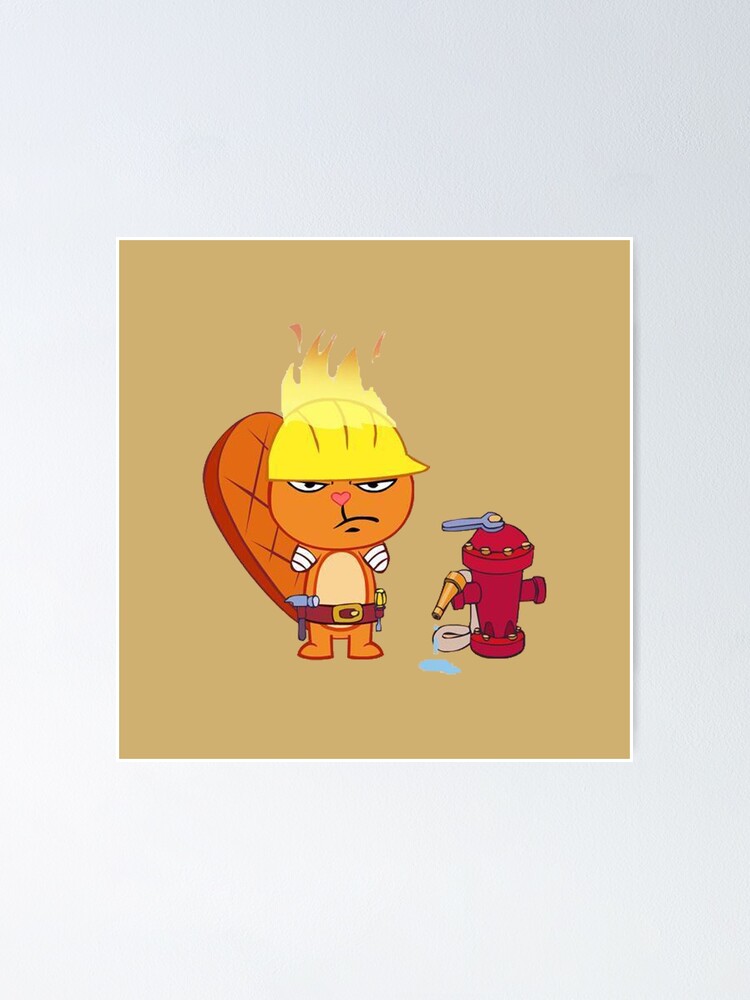 "Happy tree Friends" Poster by Marhewa | Redbubble