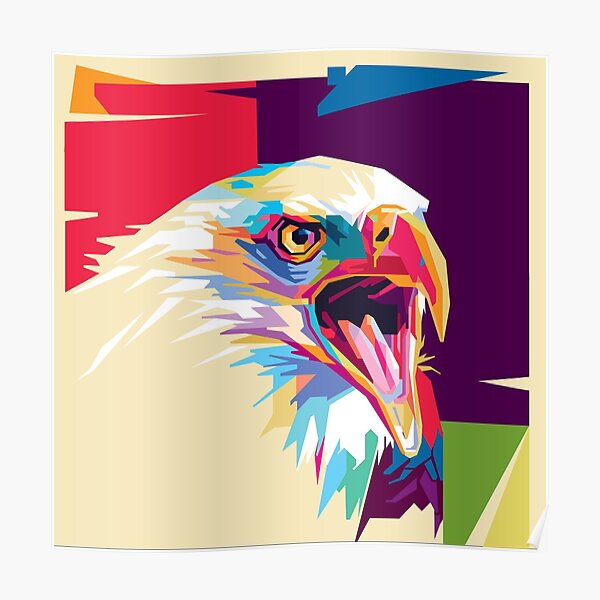"Eagle Pop art" Poster by massehidayat | Redbubble