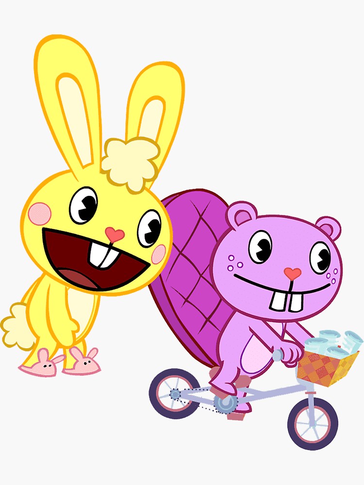 "Happy tree Friends" Sticker for Sale by Marhewa | Redbubble
