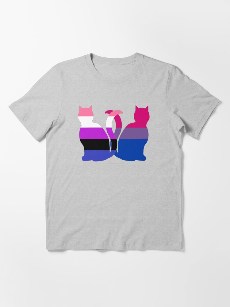 "Genderfluid Bi Pride Cats" T-shirt for Sale by shaneisadragon ...