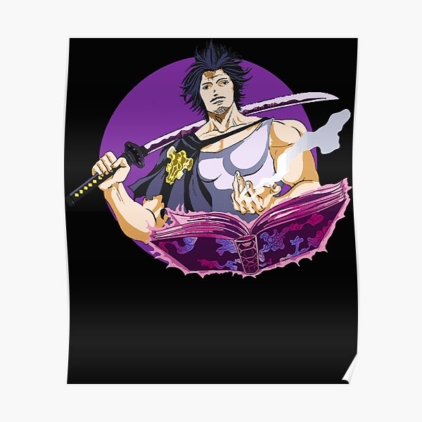 "Black Clover - captain yami " Poster for Sale by SolenZywiec | Redbubble
