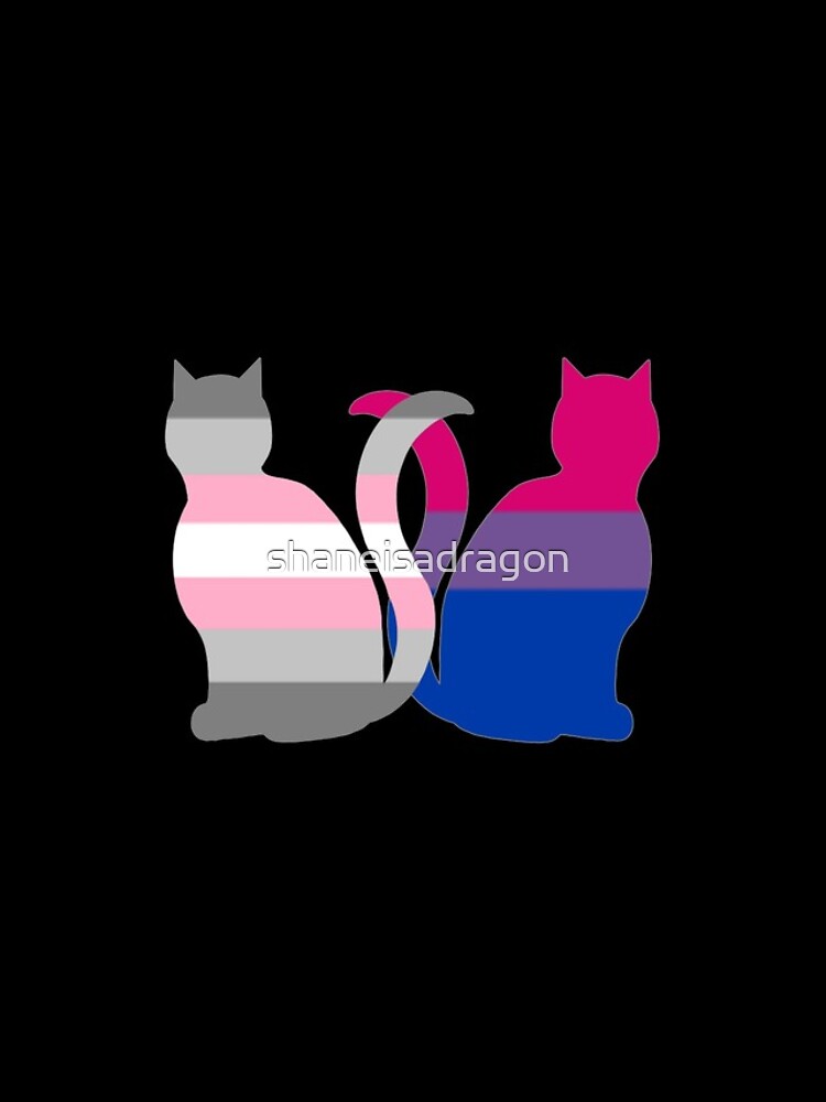 "Bi Demigirl Pride Cats" iPhone Case for Sale by shaneisadragon | Redbubble