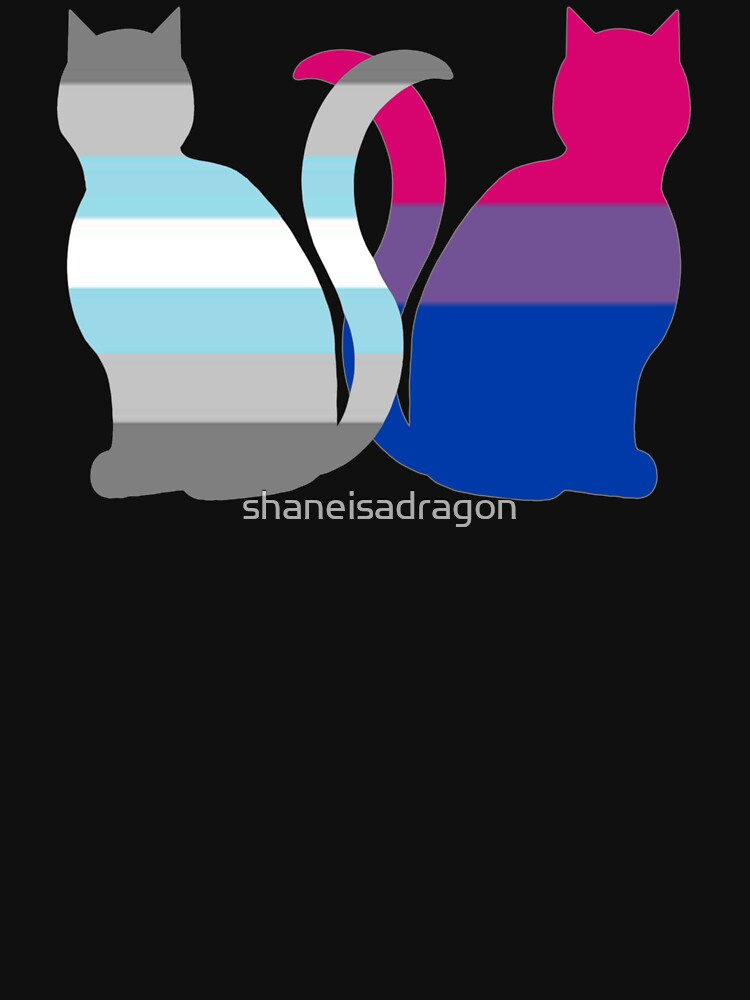 "Bi Demiboy Pride Cats" T-shirt for Sale by shaneisadragon | Redbubble ...