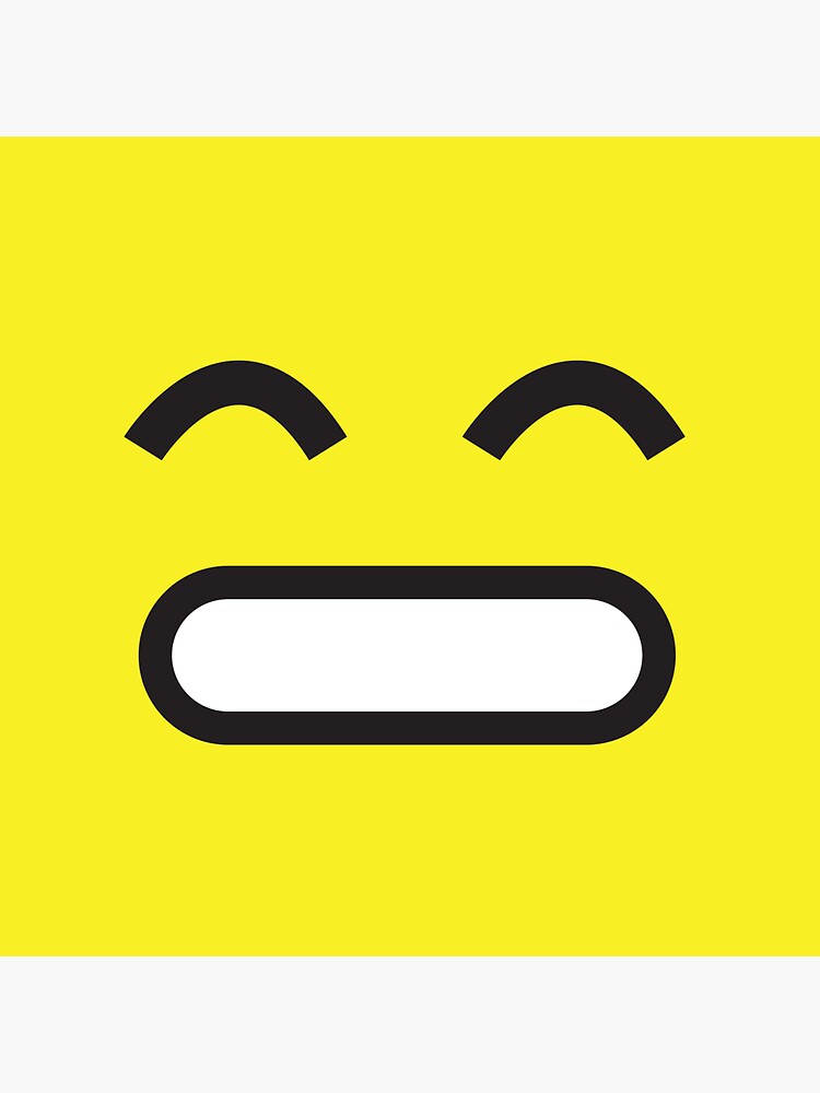 "Emoji Beaming Face with Smiling Eyes" Sticker for Sale by EmiVoicu ...