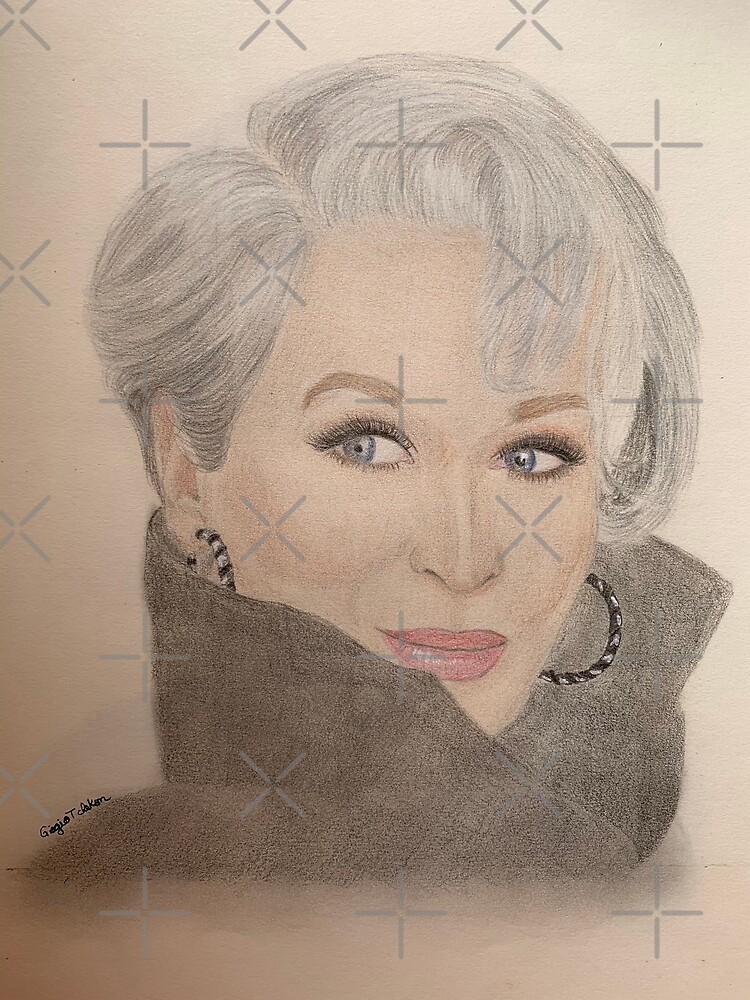 "Meryl Streep drawing" Art Print for Sale by ParrillaMader | Redbubble