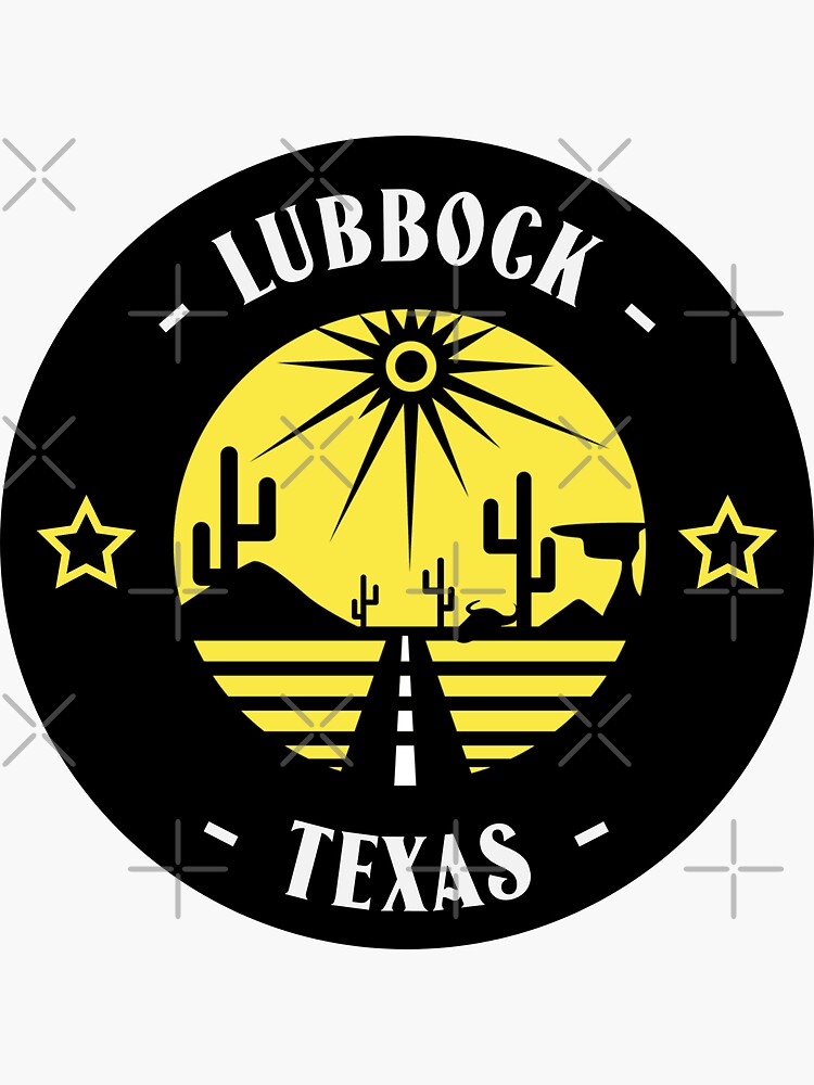"Lubbock Texas Desert Road " Sticker for Sale by Taumaturgo | Redbubble