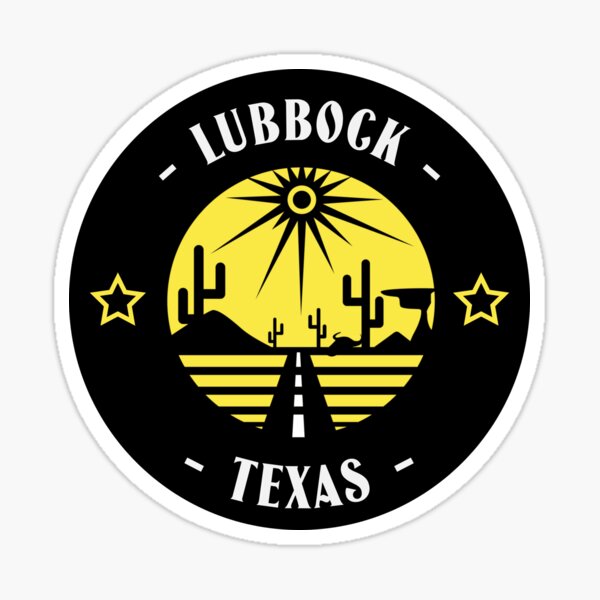"Lubbock Texas Desert Road " Sticker for Sale by Taumaturgo | Redbubble