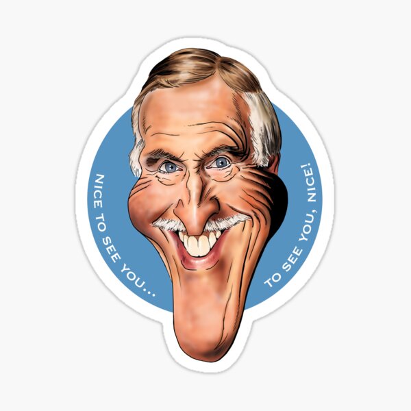 "Bruce Forsyth cartoon" Sticker for Sale by RichardFarrell | Redbubble