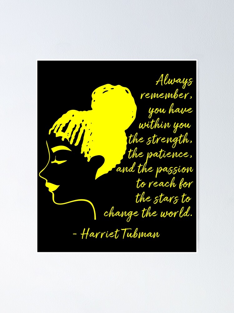"Harriet Tubman Black History Month Art" Poster by ecdato | Redbubble