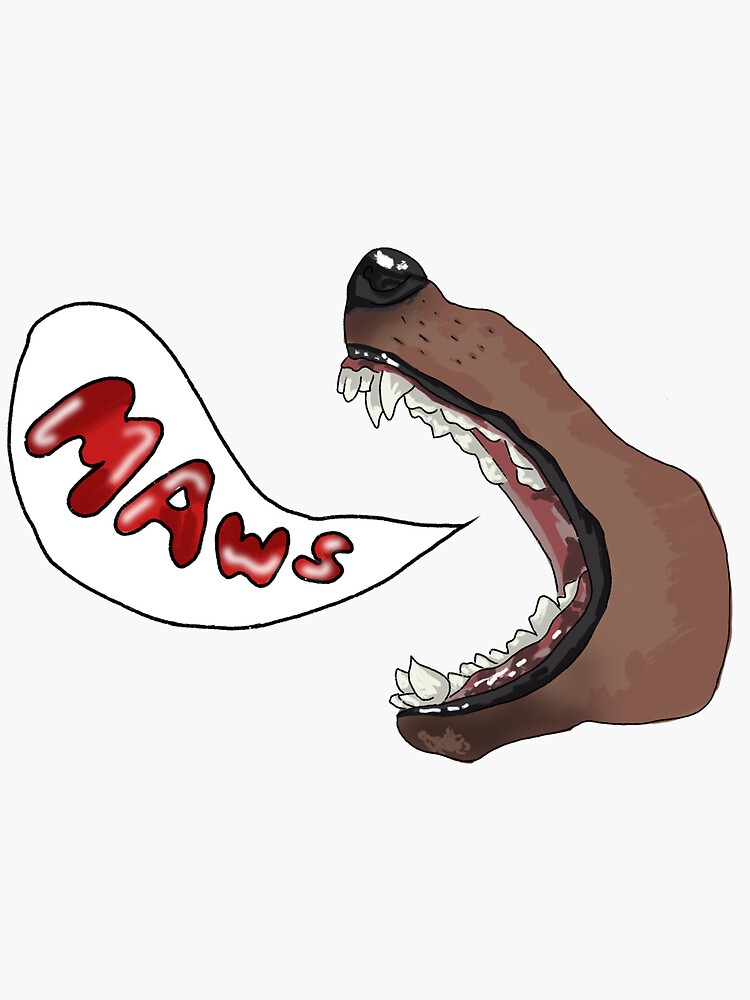 "team maws" Sticker for Sale by spookysugarmutt | Redbubble