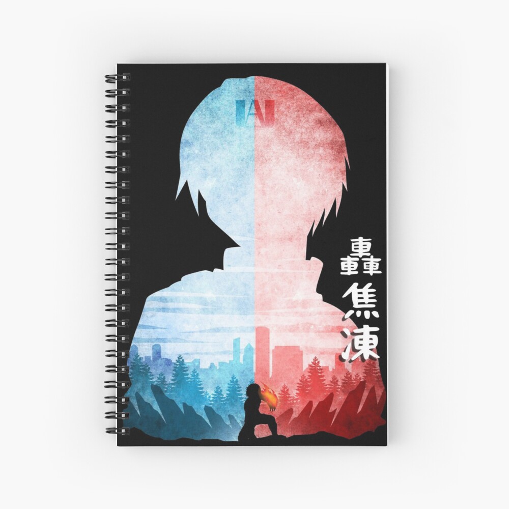 "Aizawa Shouta Ice Fire Hero Academy #3" Spiral Notebook for Sale by ...