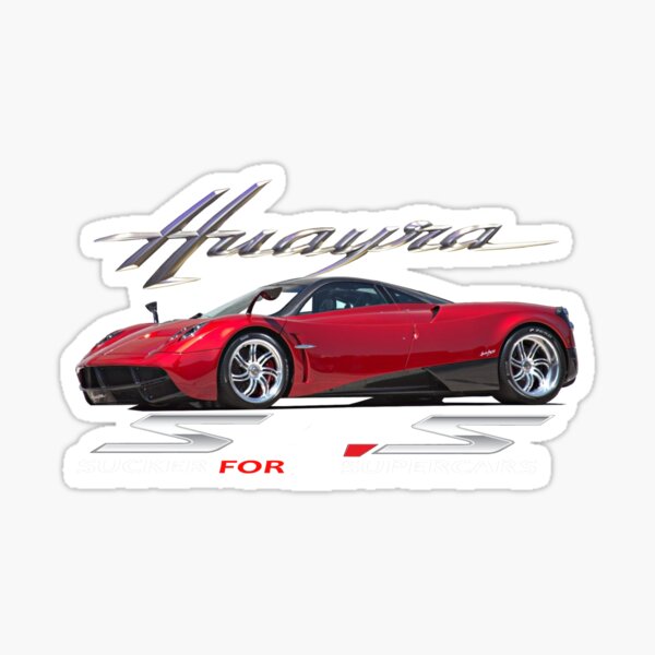 "Pagani Huayra Supercar Products" Sticker by Sucker4Supercar | Redbubble