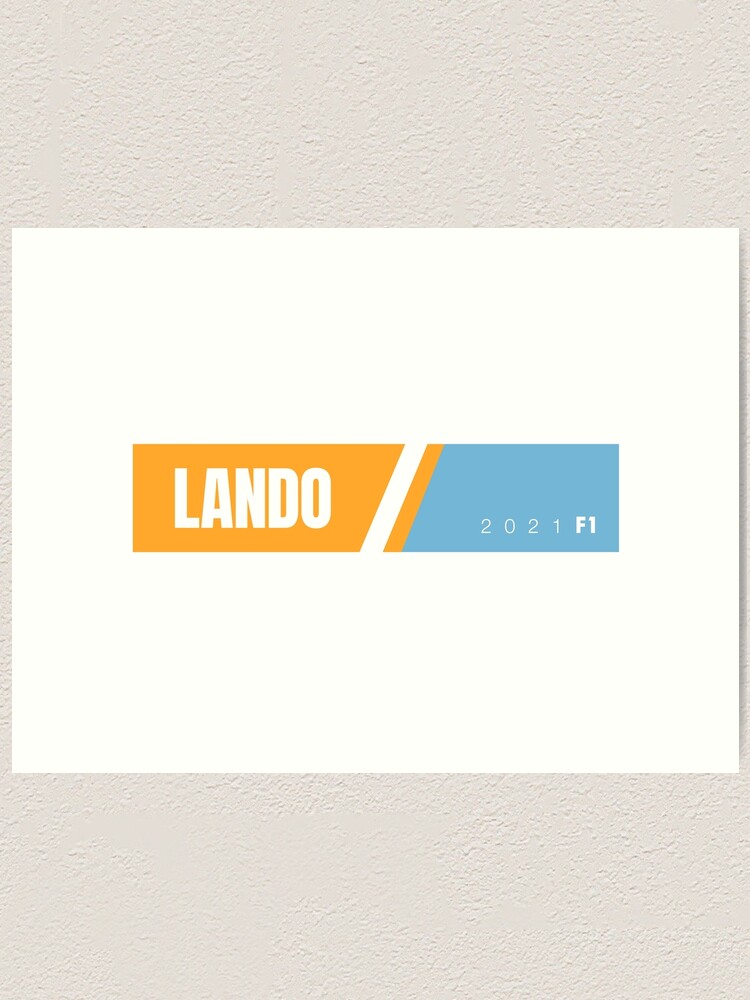 "F1 driver name tag and team colors. Only for big fans!" Art Print by ...