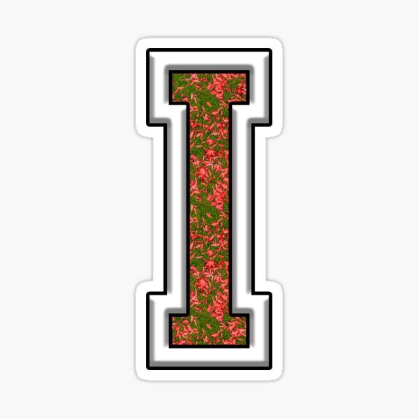 "Stoney Clover Lane Letter I" Sticker by Gawop | Redbubble