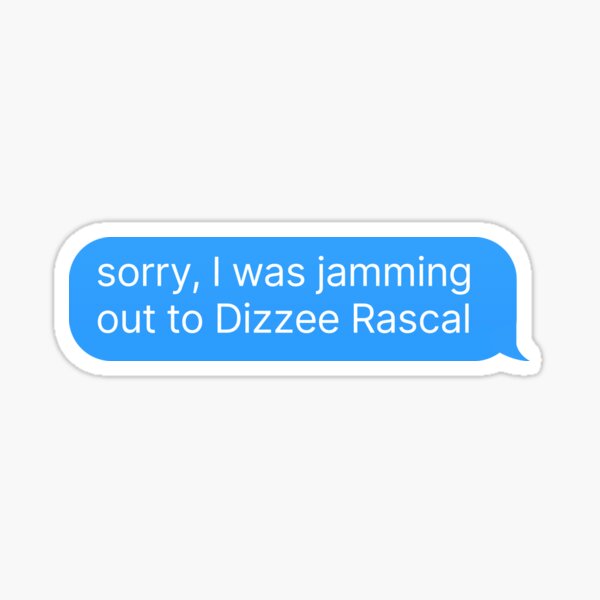 "Dizzee Rascal" Sticker for Sale by thehonestjoe | Redbubble