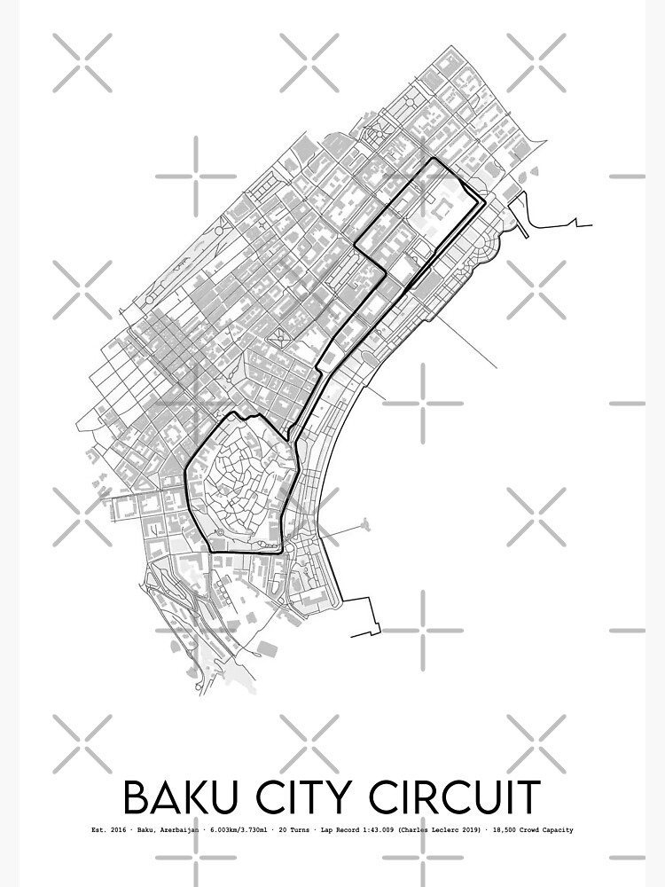 "Baku City Circuit - Azerbaijan Grand Prix Motor Racing Track Design ...