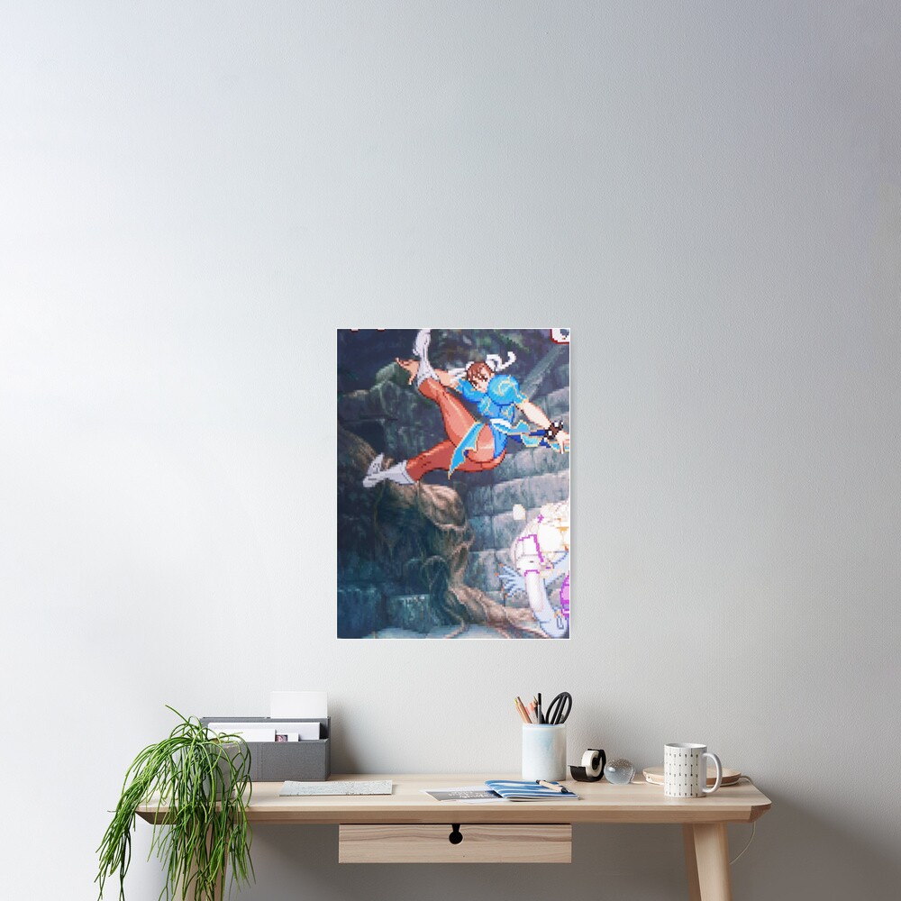 "Chun li jumping " Poster by killamikex2 | Redbubble