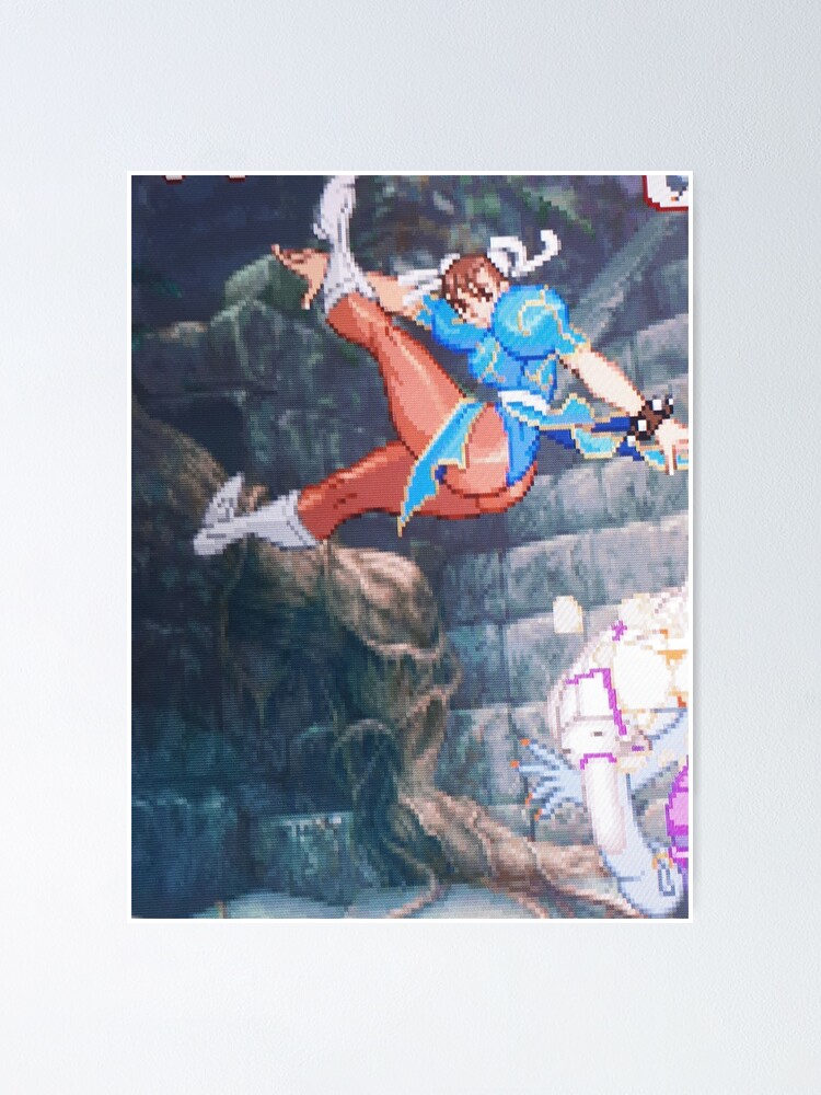 "Chun li jumping " Poster by killamikex2 | Redbubble