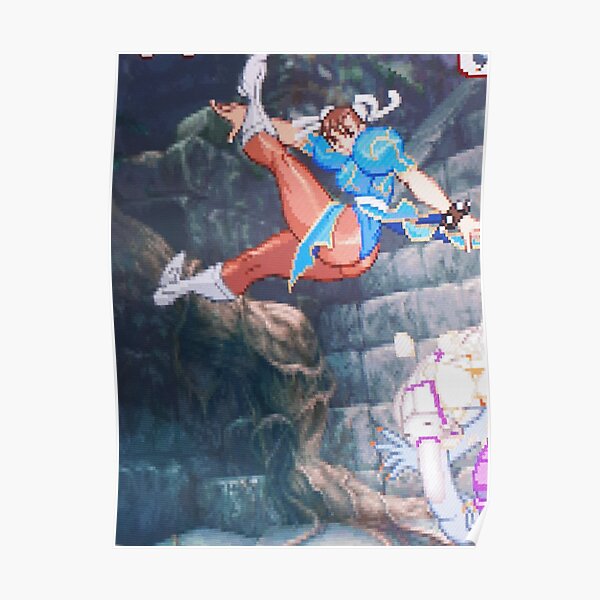 "Chun li jumping " Poster by killamikex2 | Redbubble