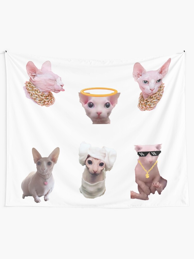 "bingus cat sticker pack of 6" Tapestry for Sale by Ashi17 | Redbubble