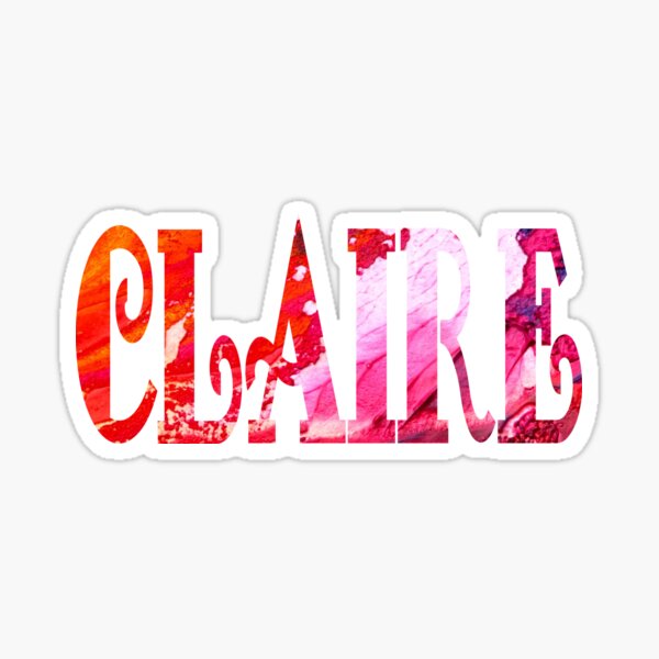 "Claire" Sticker for Sale by Areashor | Redbubble