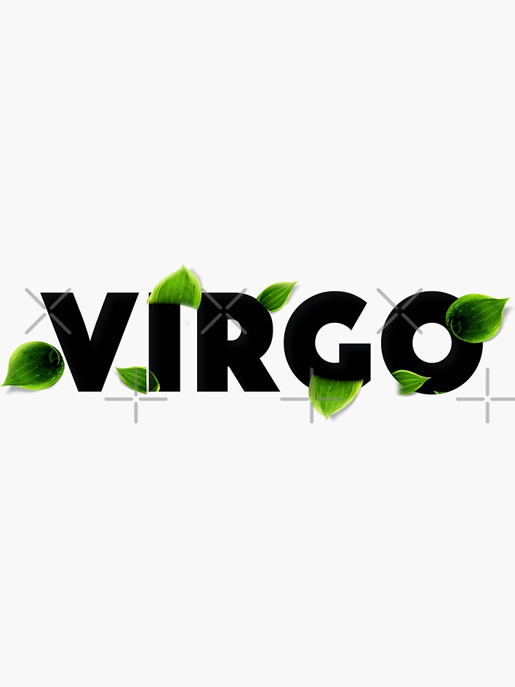 "Nature Virgo Zodiac Sign" Sticker for Sale by cefanie | Redbubble