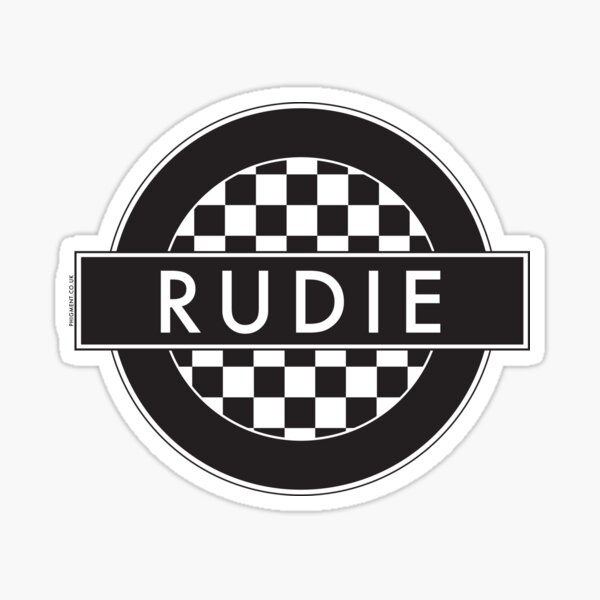 "RUDIE - SKA / TWO TONE" Sticker for Sale by phigment-art | Redbubble