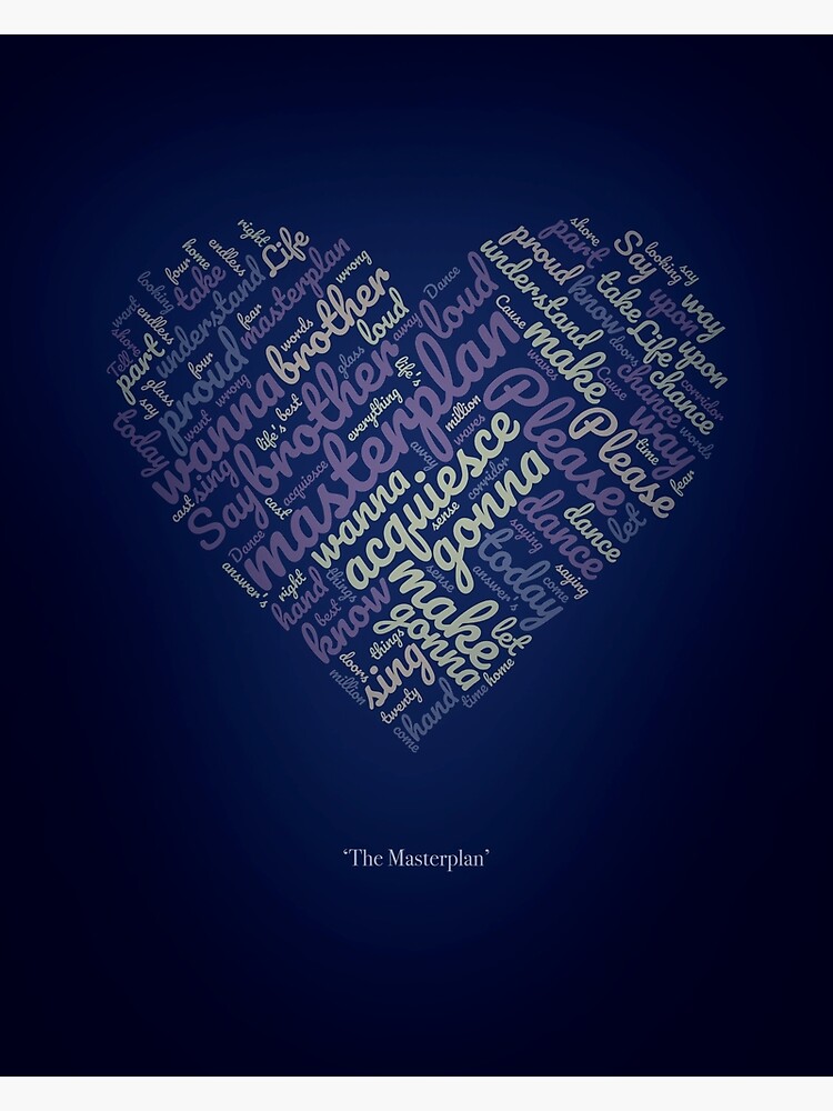 "Oasis | The Masterplan" Poster by PrettiGreene | Redbubble