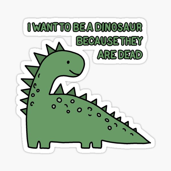 "Dinosaur drawing" Sticker for Sale by ValentinaHramov | Redbubble