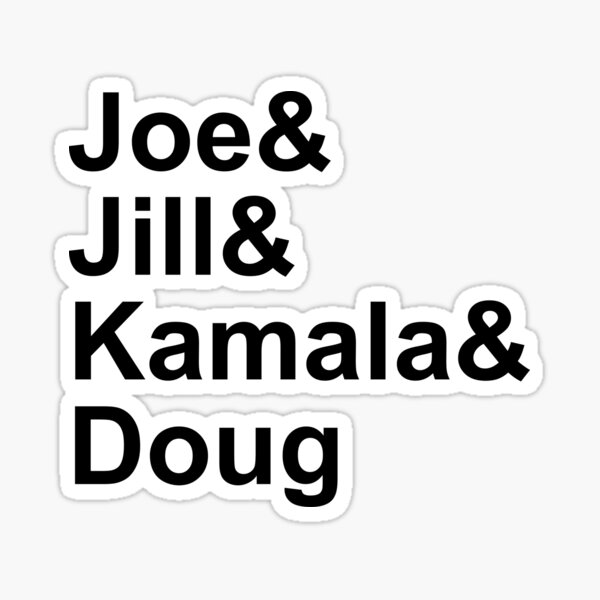 "Presidential family line-up" Sticker for Sale by peepsandwich | Redbubble