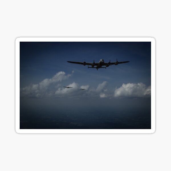 "Lancasters outbound" Sticker for Sale by garyeason | Redbubble
