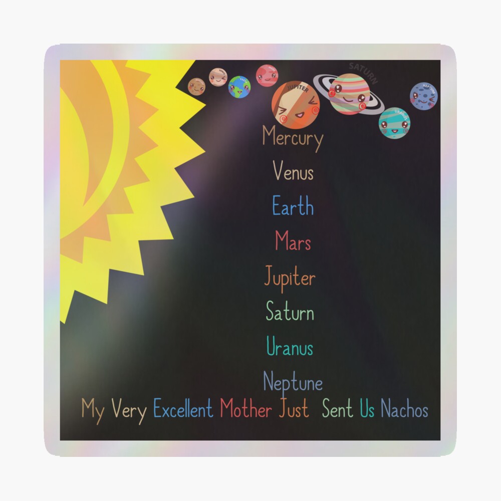 Funny Planets Mnemonic