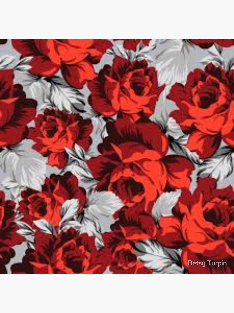 "BT red roses " Sticker for Sale by bturpin84 | Redbubble