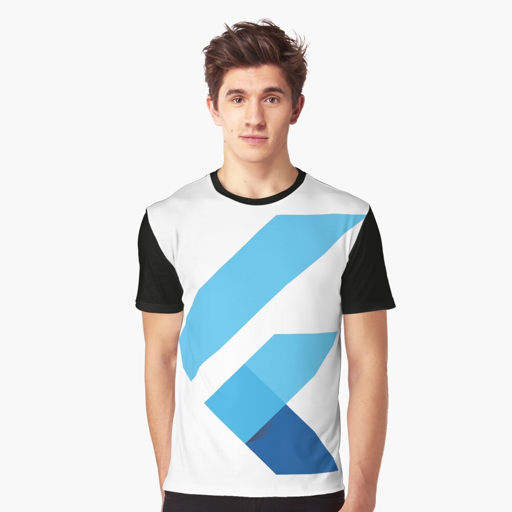 "Flutter Logo for Flutter/Dart Software Developer (White)" Poster for ...