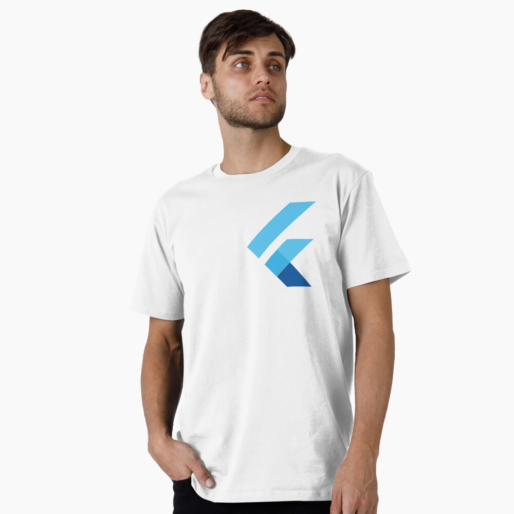 "Flutter Logo for Flutter/Dart Software Developer (White)" Poster for Sale by hellkni9ht | Redbubble