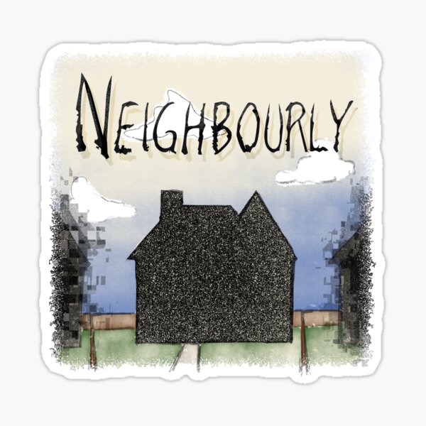"Neighbourly House Logo" Sticker by NeighbourlyPod | Redbubble