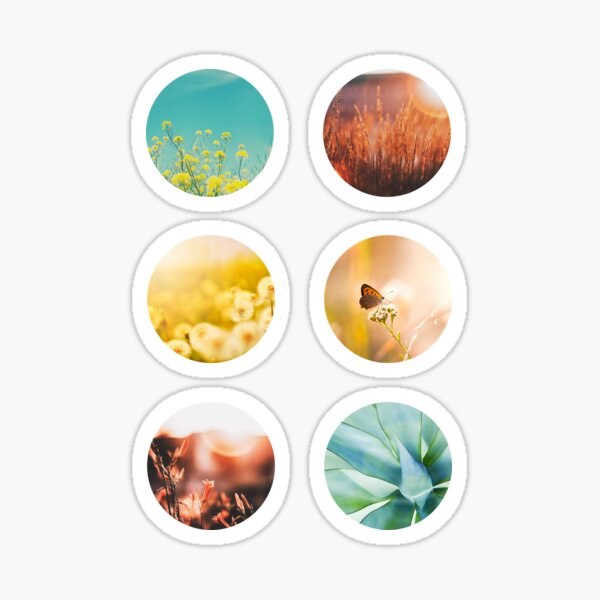 "Colours Of Nature Photo Stickers & Magnets Pack" Sticker for Sale by ...