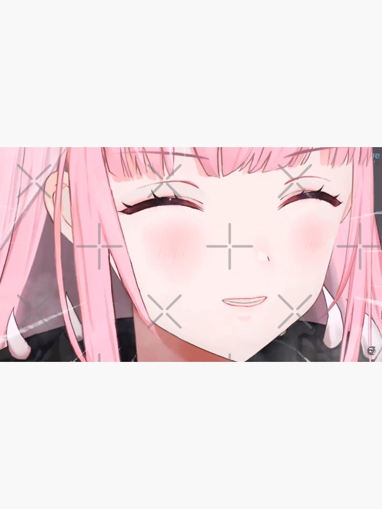 "Mori Calliope Face" Sticker for Sale by Minnorita | Redbubble