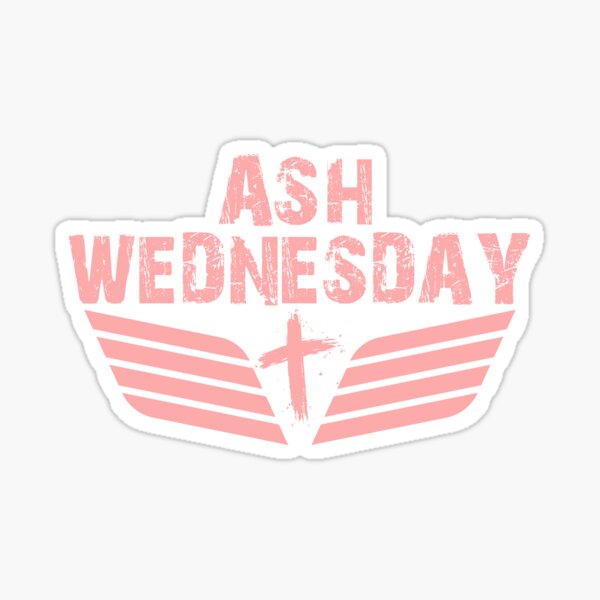 "Ash wednesday " Sticker for Sale by purpelheart | Redbubble